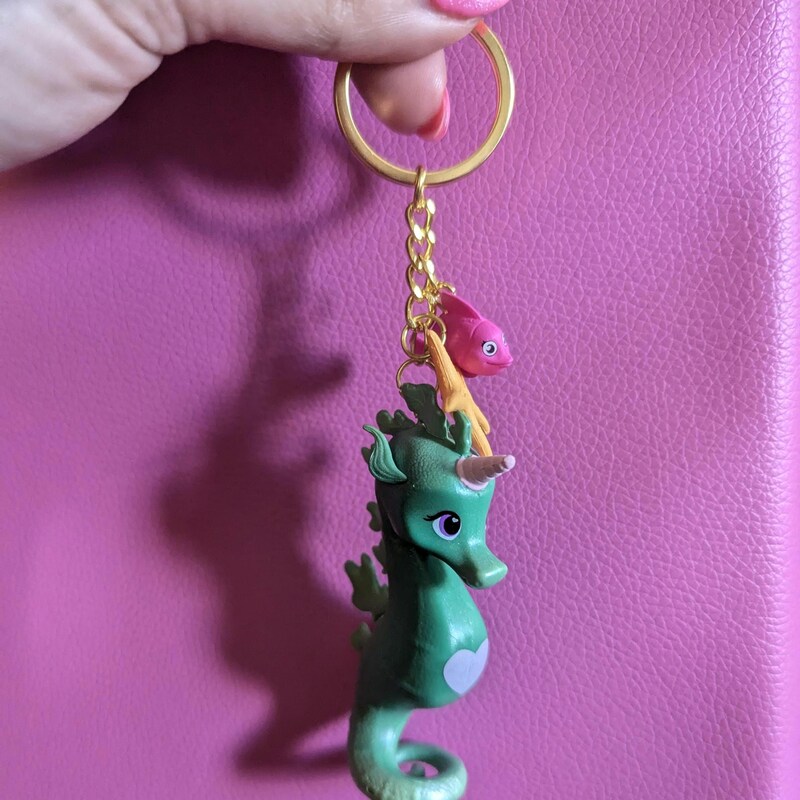Seahorse Keychain - Etsy