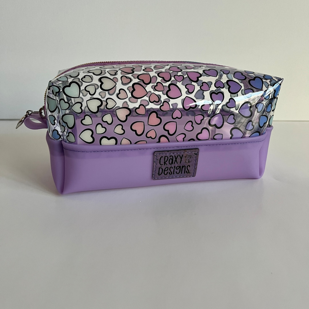 Toiletry Bags, Jelly Vinyl Pouch, Box Pouch, Boxy Makeup Bag - Etsy