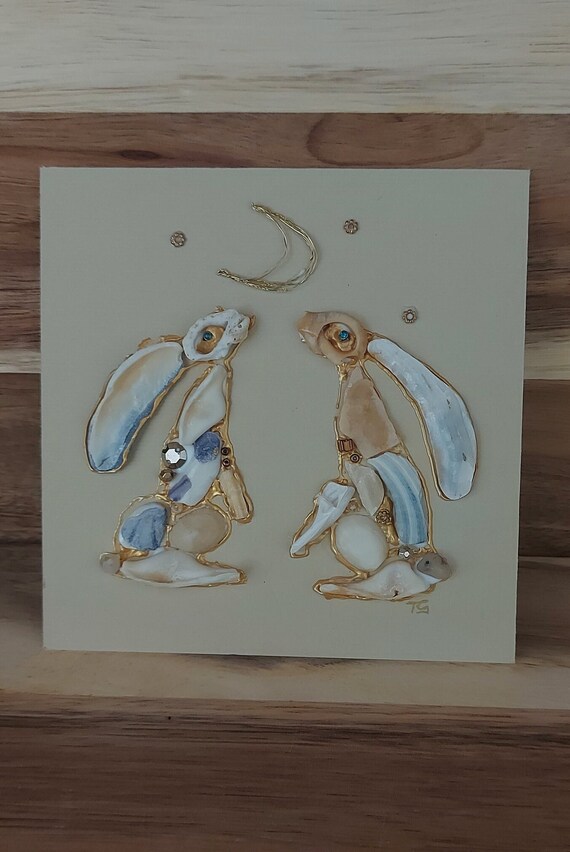 Personalised Shell Artwork Unique Handmade in Wales Coastal - Etsy