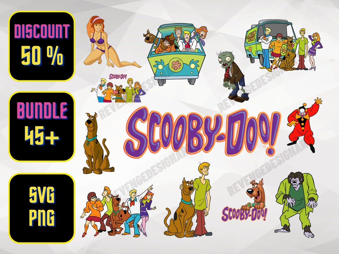 45 Scooby Doo Bundle Scooby Doo Svg Scooby Doo Silhouette Etsy