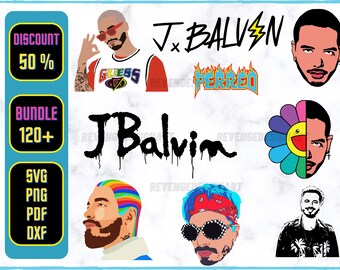 J Balvin Svg Files - Etsy