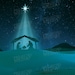 Christmas Jesus in Manger Stage Backdrop in Digital Format for ...