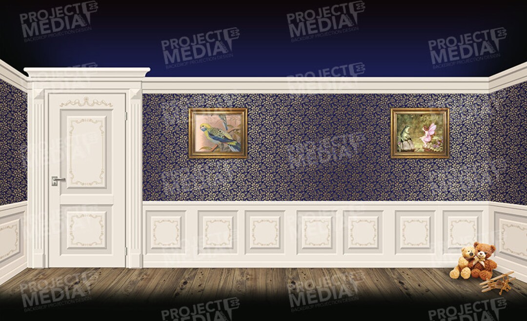 Bedroom Daytime Backdrop in Digital Format for Projection Onto Theatre ...