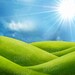 Rolling Hills Countryside Landscape Daytime Stage Backdrop in Digital ...