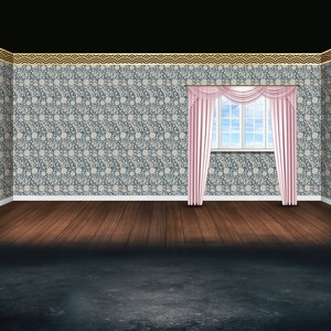 Old Fashioned / Style Living Room Stage Backdrop in Digital Format for ...