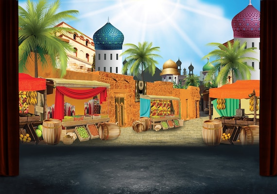 Aladdin Market Background