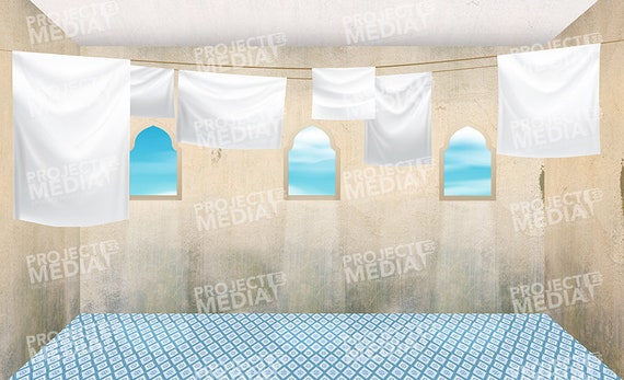 Arabian Laundry Room Stage Backdrop in Digital Format for - Etsy