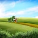 Countryside Landscape Daytime Stage Backdrop in Digital Format for ...