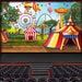 Carnival and Fun Scene Stage Backdrop in Digital Format for Projection ...