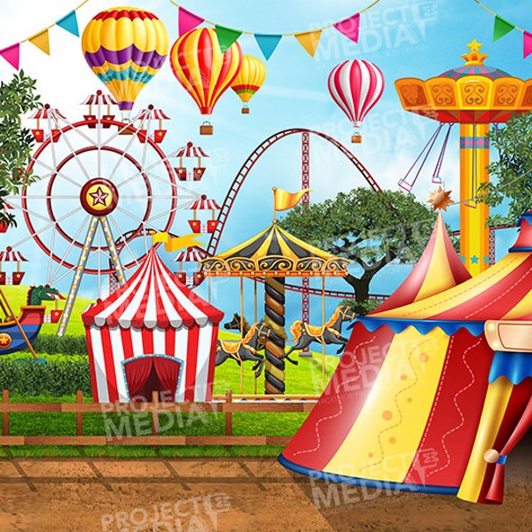 Carnival Backdrop - Etsy
