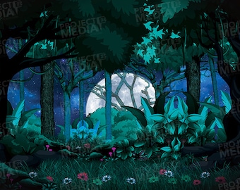 Forest Stage Backdrop - Etsy