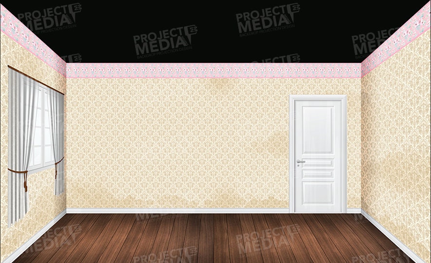Old Fashioned / Style Bed Room Stage Backdrop in Digital Format for ...