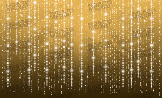 Sparkling Curtain Style Golden Backdrop in Digital Format for - Etsy