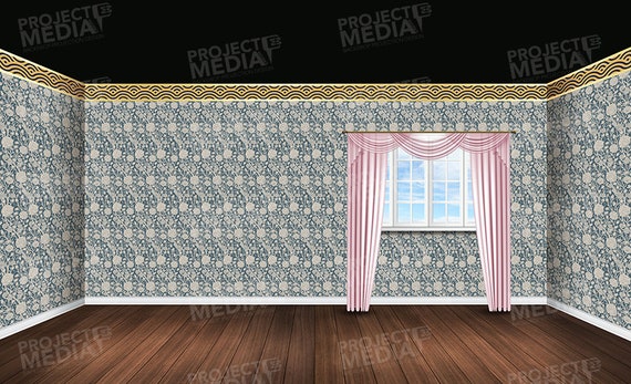 Old Fashioned / Style Living Room Stage Backdrop in Digital - Etsy