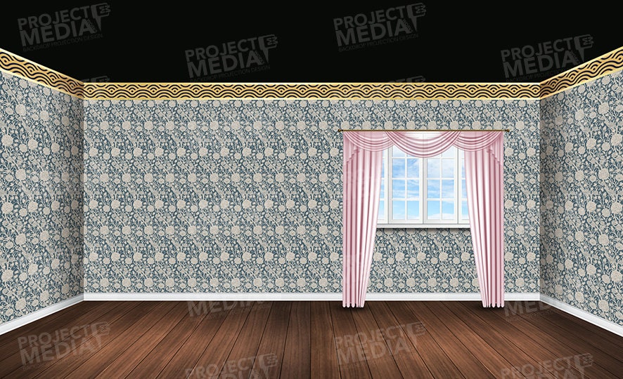 Old Fashioned / Style Living Room Stage Backdrop in Digital Format for ...