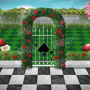 Elegant / Royal Garden Stage Backdrop Digital Format for Projection ...