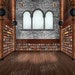 Grand Library / Study Hall Stage Backdrop in Digital Format for ...
