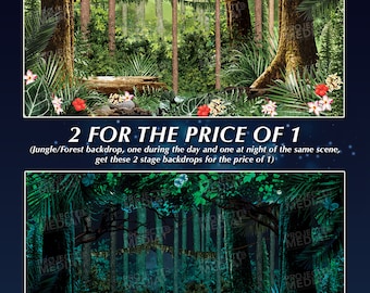Forest Stage Backdrop - Etsy
