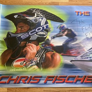 Giant 7' Chris Fischetti Racing Poster - Etsy