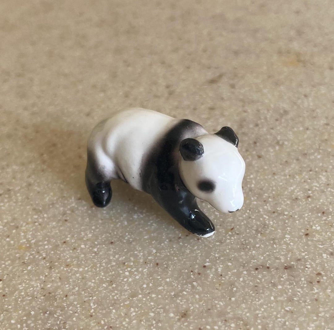 Collectible Porcelain Panda Cub - Etsy