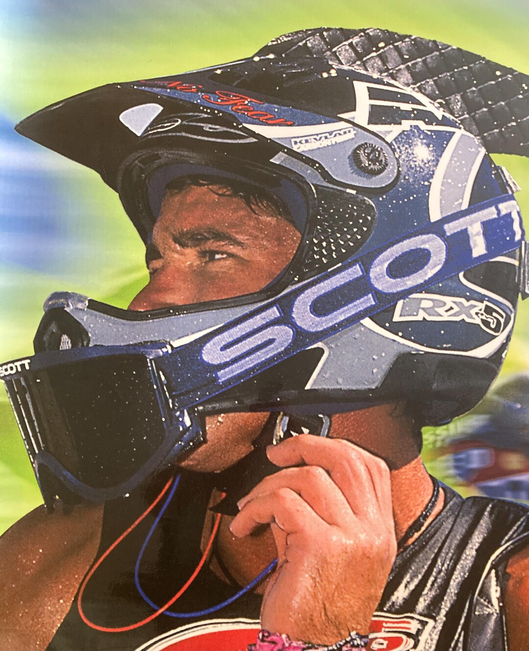 Giant 7' Chris Fischetti Racing Poster - Etsy