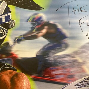 Giant 7' Chris Fischetti Racing Poster - Etsy