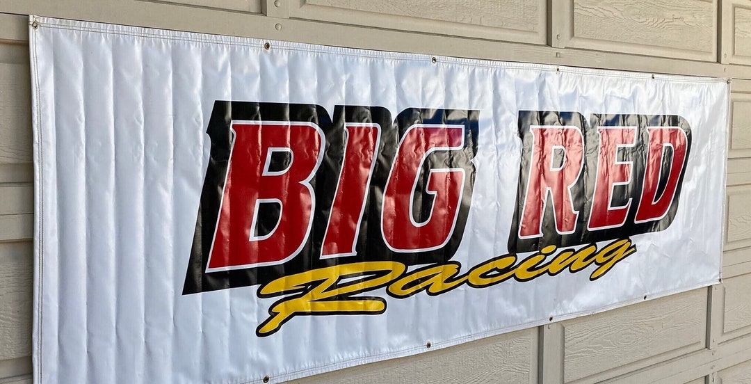 RARE Big Red Racing Sponsor Banner - Etsy