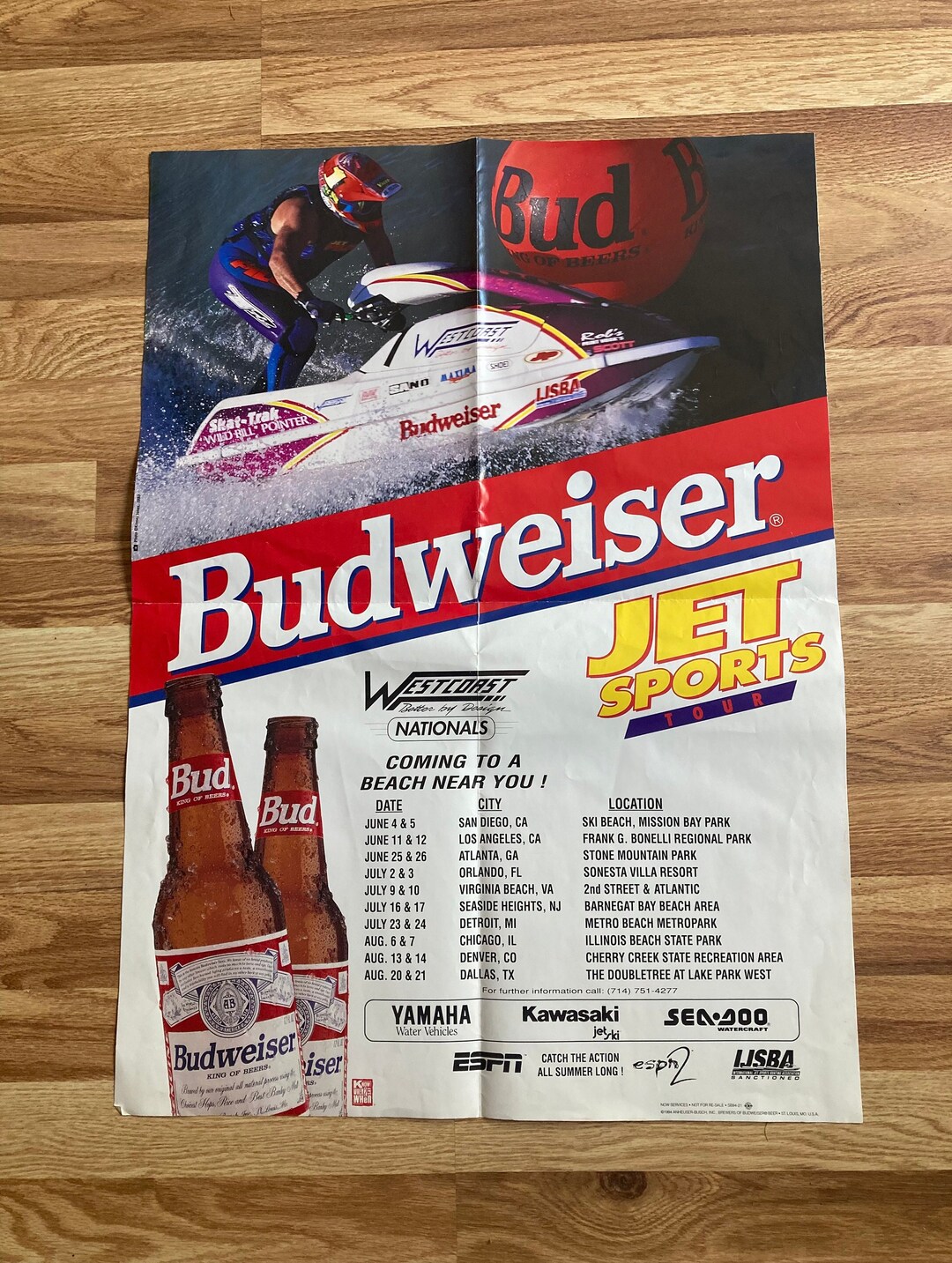 1994 IJSBA National Tour Poster - Etsy