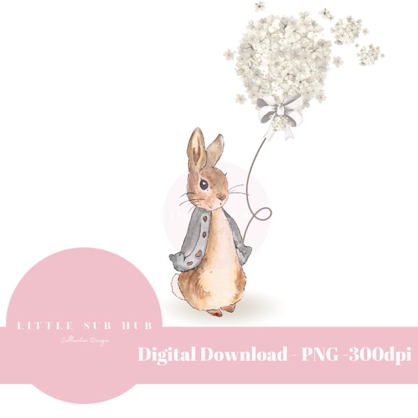 Peter Rabbit Clipart - Etsy