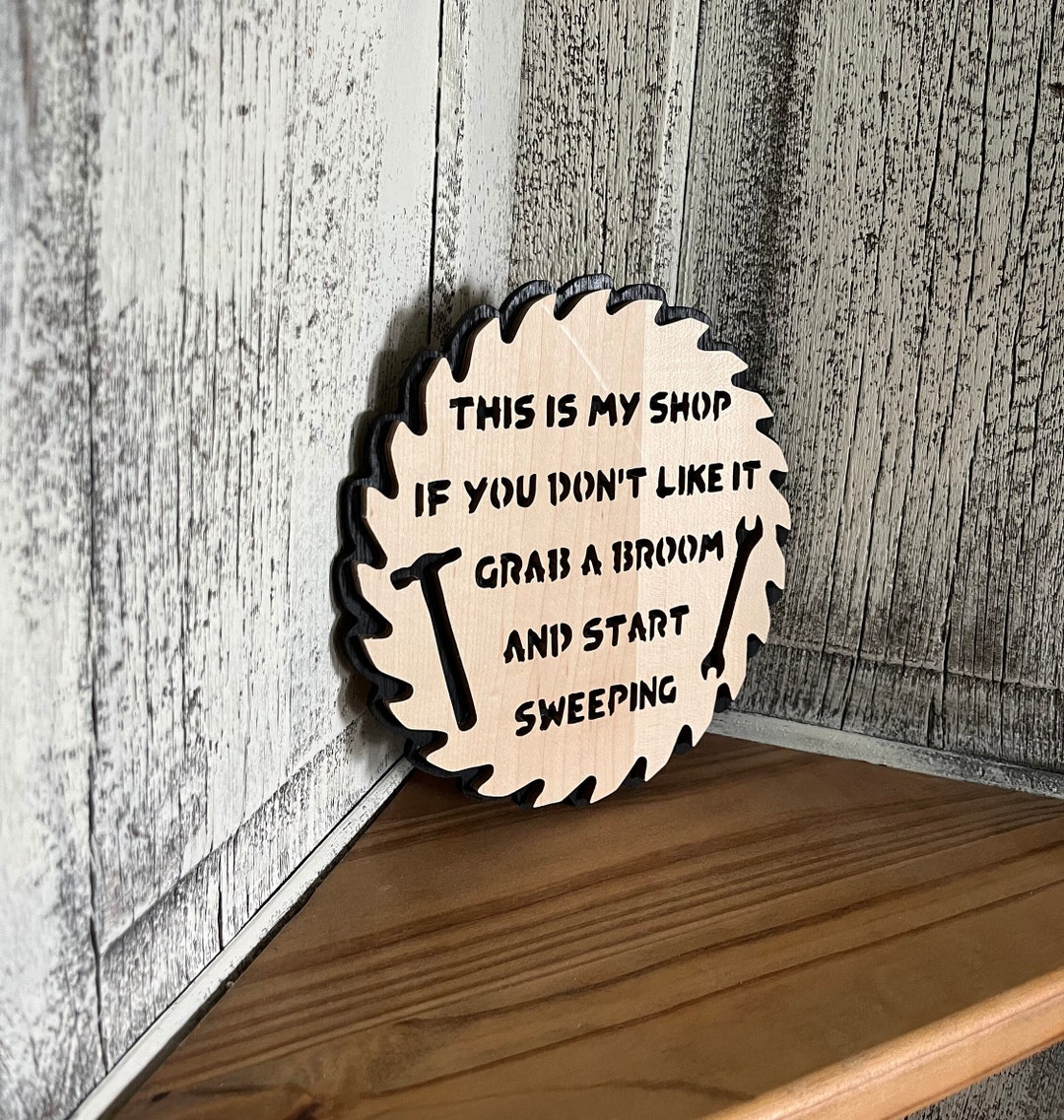 Woodshop Sign- Shop Sign- Gift for Him-gift for Her- Woodworking ...