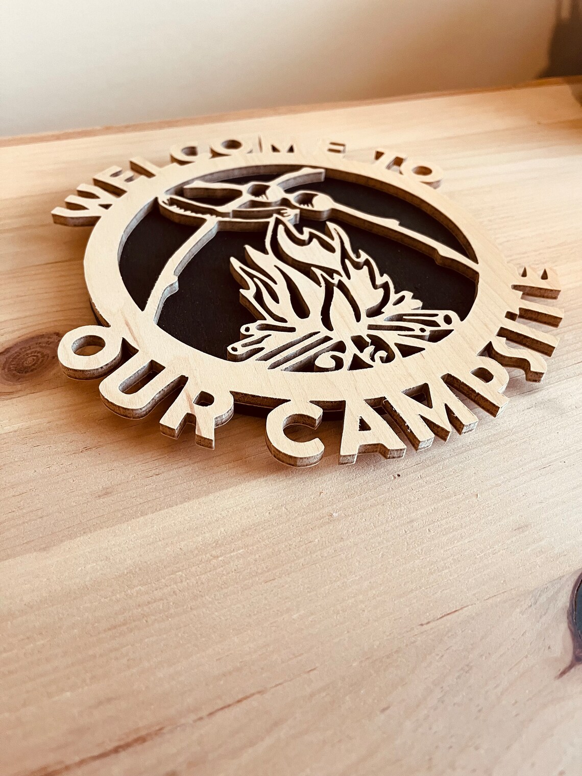 Campsite Sign Camp Sign Camper Sign Tent Sign Camping Gift for Him Gift ...