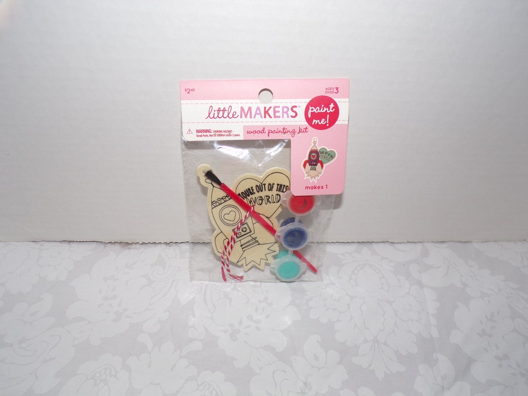 Kids DIY Wood Rocket Ship Painting Kit - Etsy