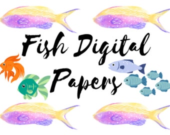 Fish Pattern Drawing - Etsy