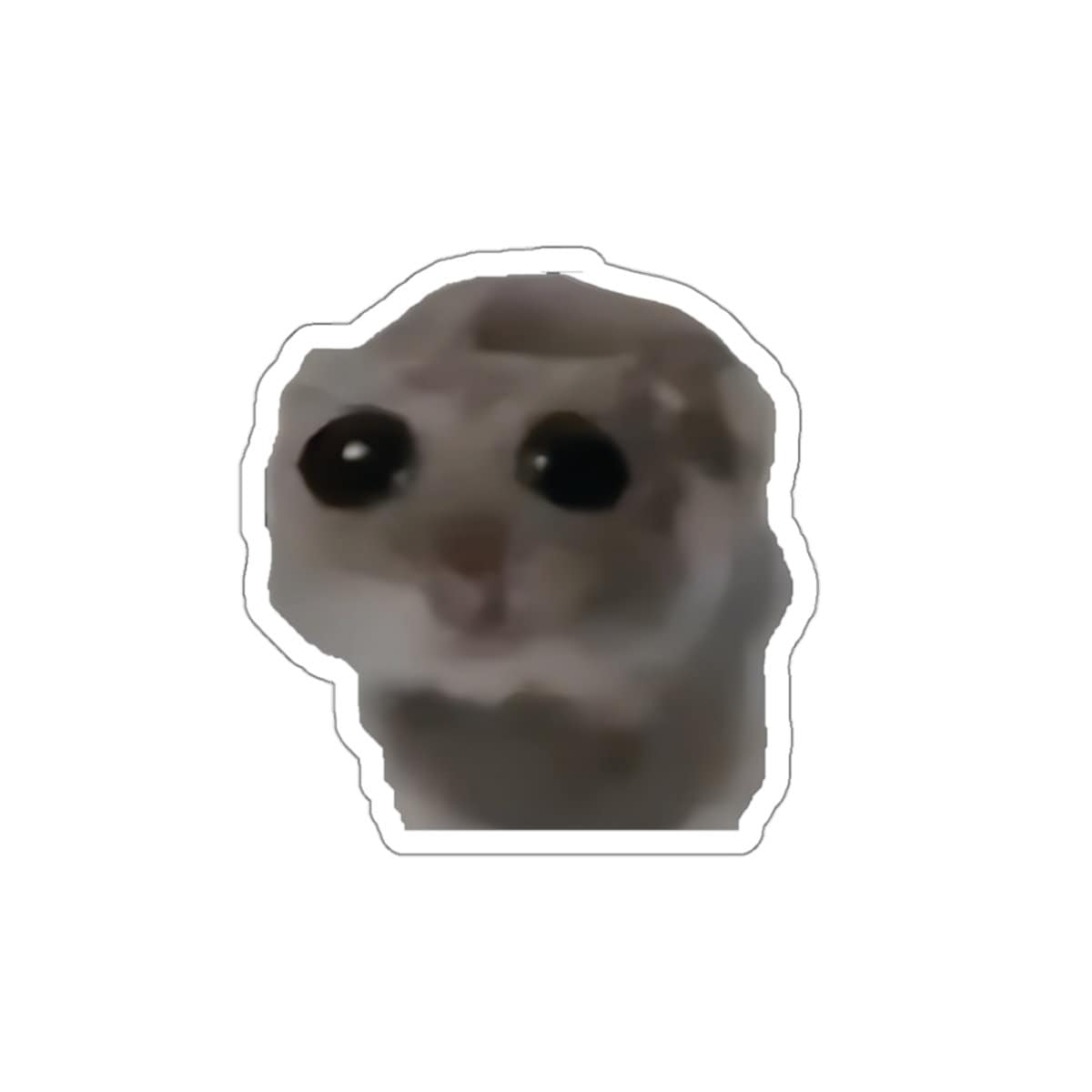 The Gift for Animal Lovers, Crying Hamster Meme Sticker, Perfect for ...