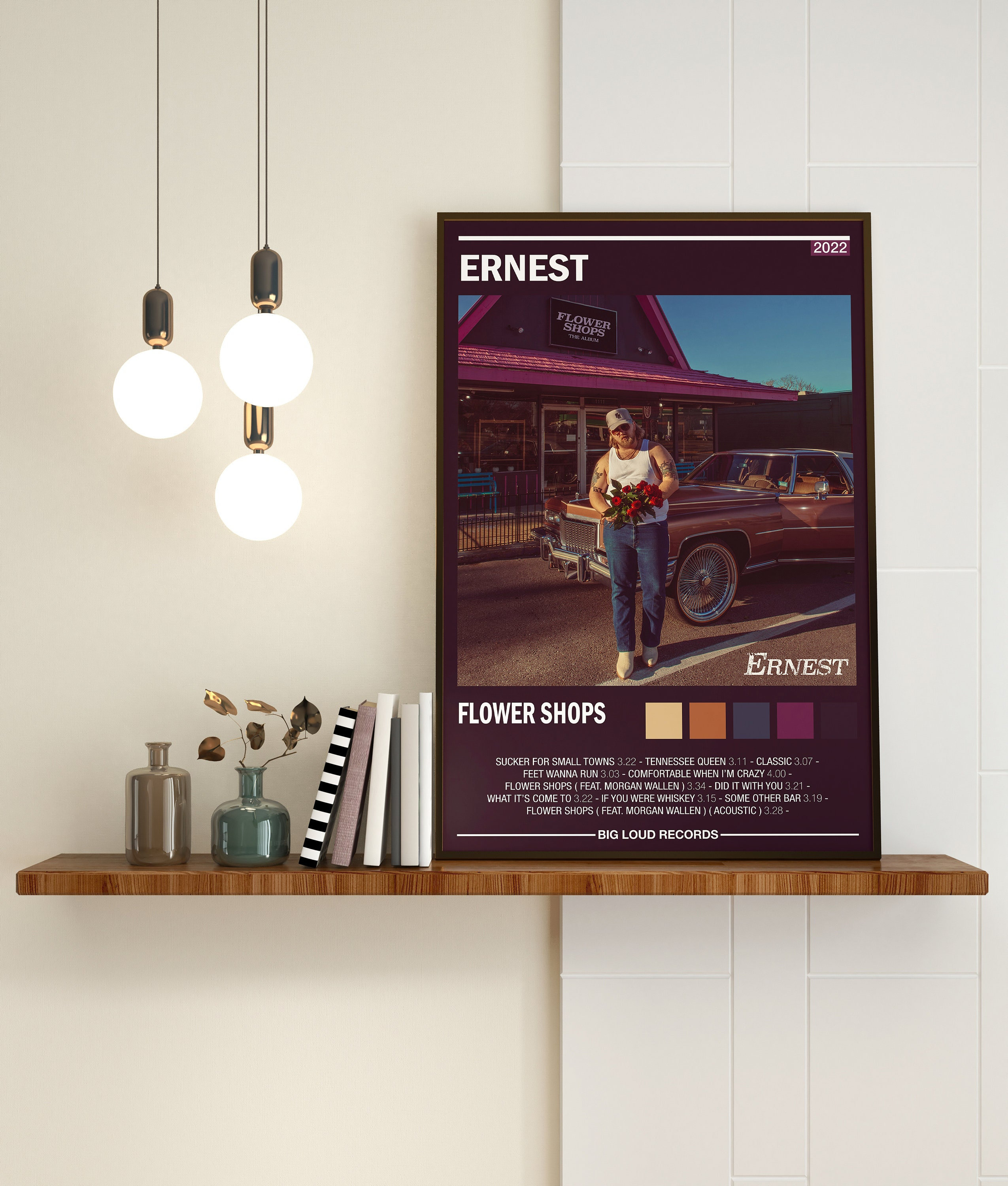 Ernest - Flower Shops - Album Poster sold by Doers Design | SKU 295706 ...