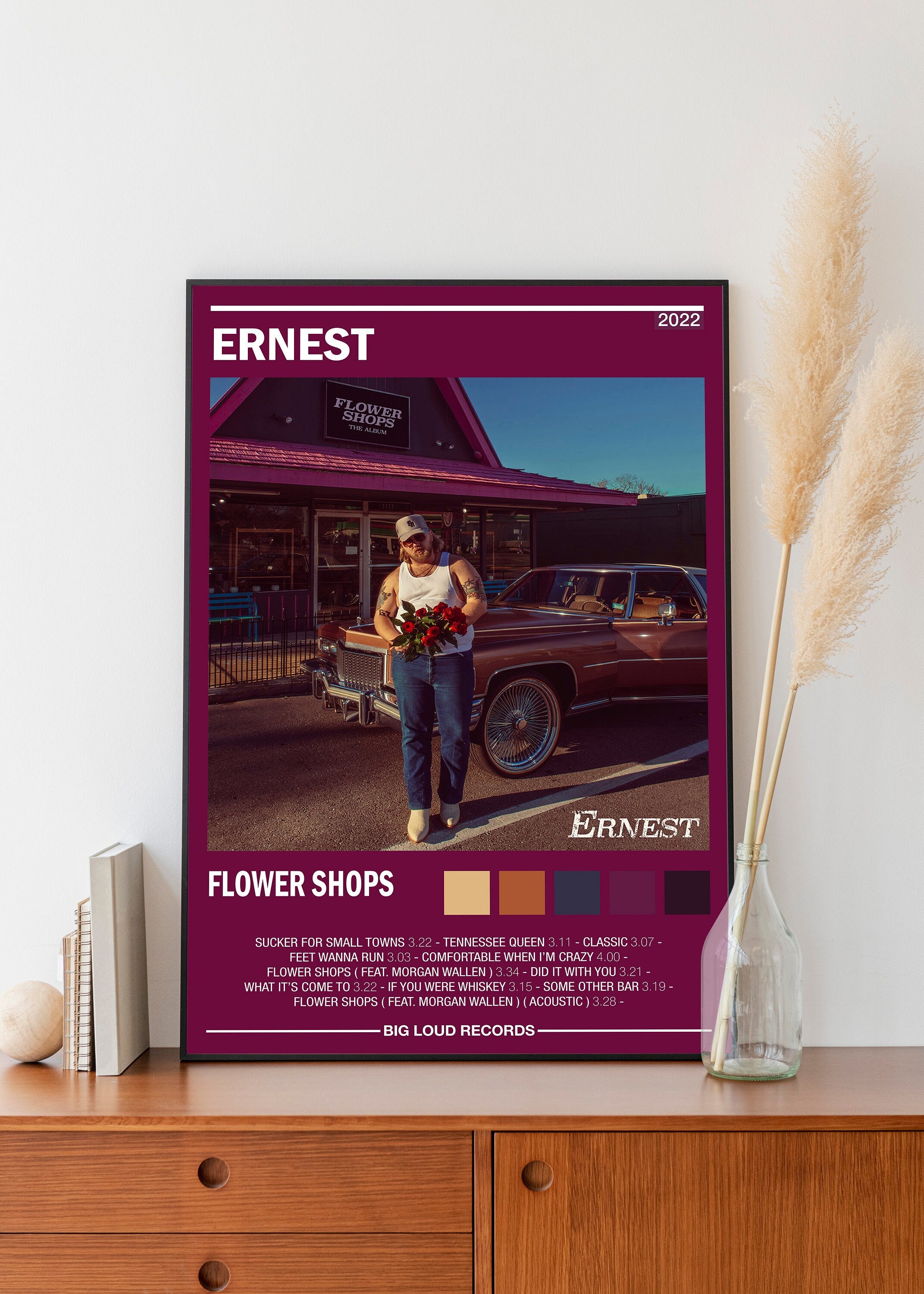 Ernest - Flower Shops - Album Poster sold by Doers Design | SKU 295706 ...