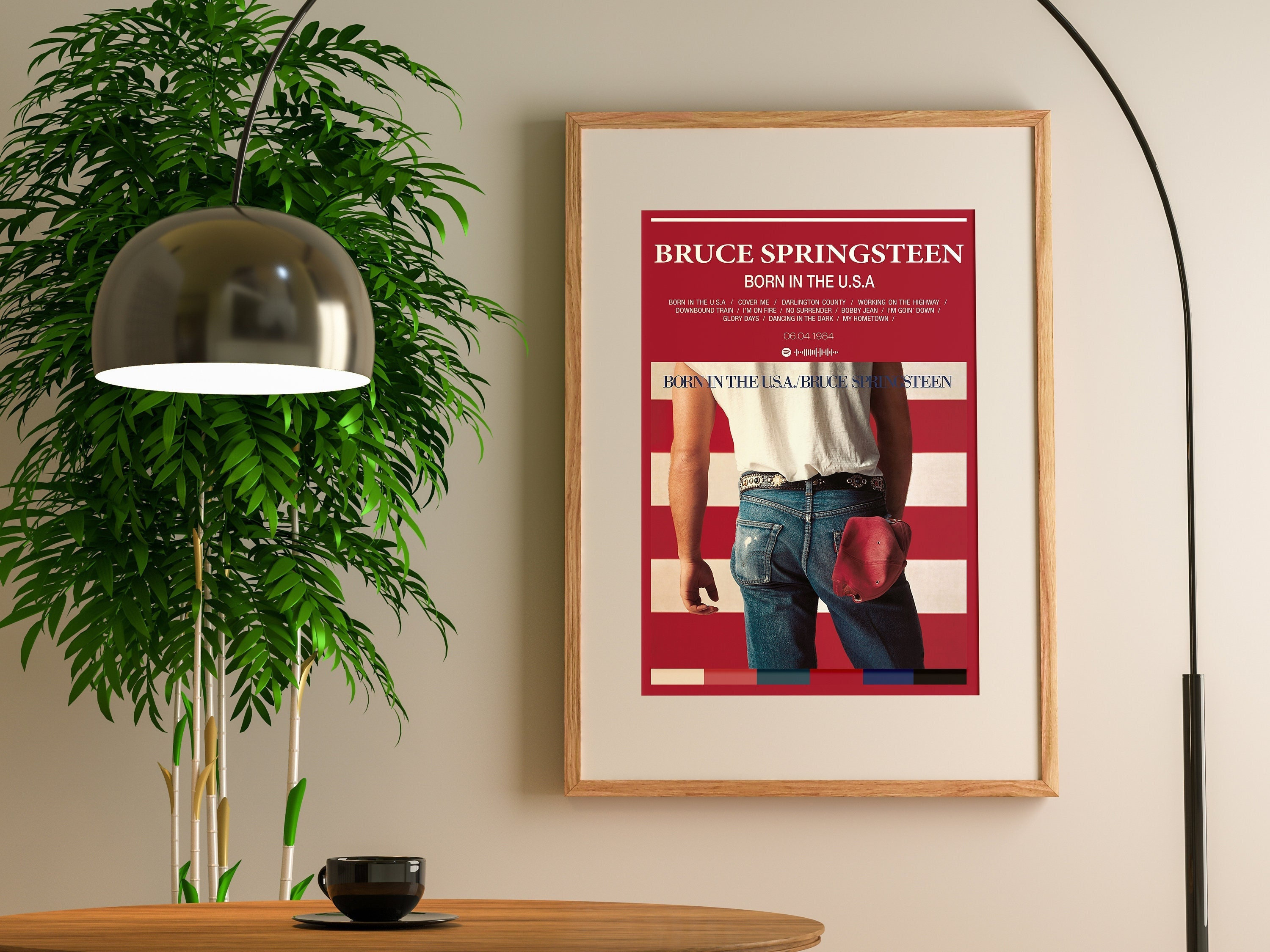 Bruce Springsteen Born In The USA Album Cover Poster