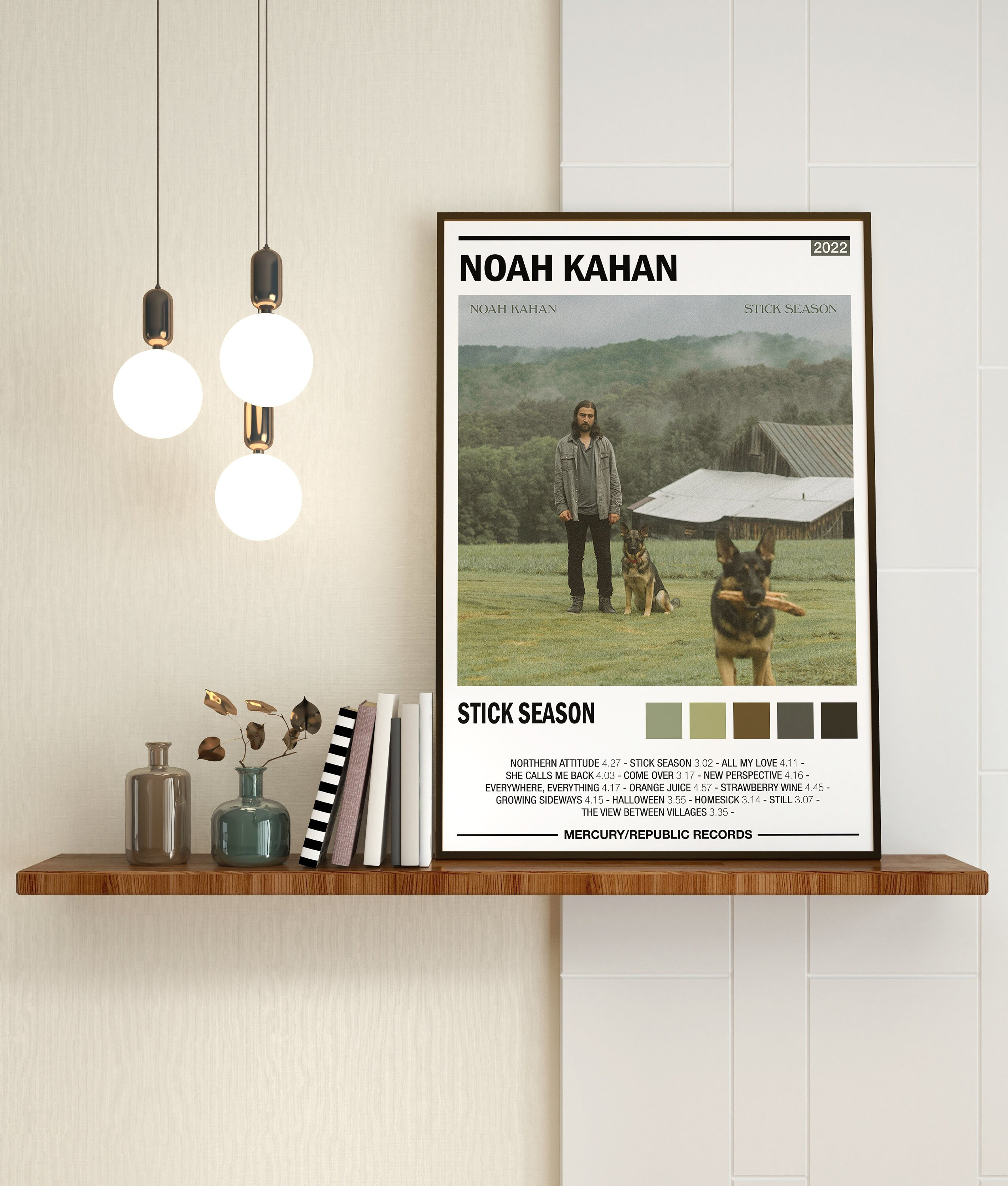 Noah Kahan - Stick Season - Album Poster | Color Optional | Wall Decor ...