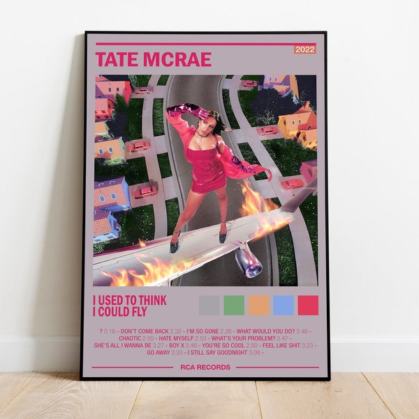 Album Cover Posters Tate Mcrae - Etsy