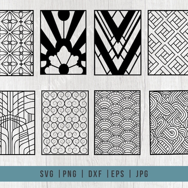 Art Deco Svg - Etsy