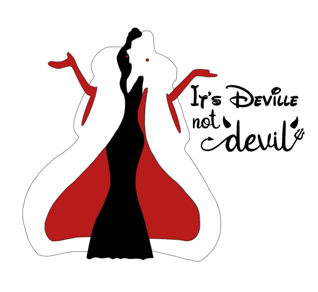 Cruella Deville Shirt Design SVG - Etsy