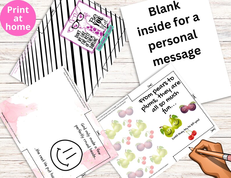 Breast Cancer Cards Printable Cards Breast Cancer Gift Encouraging Card ...