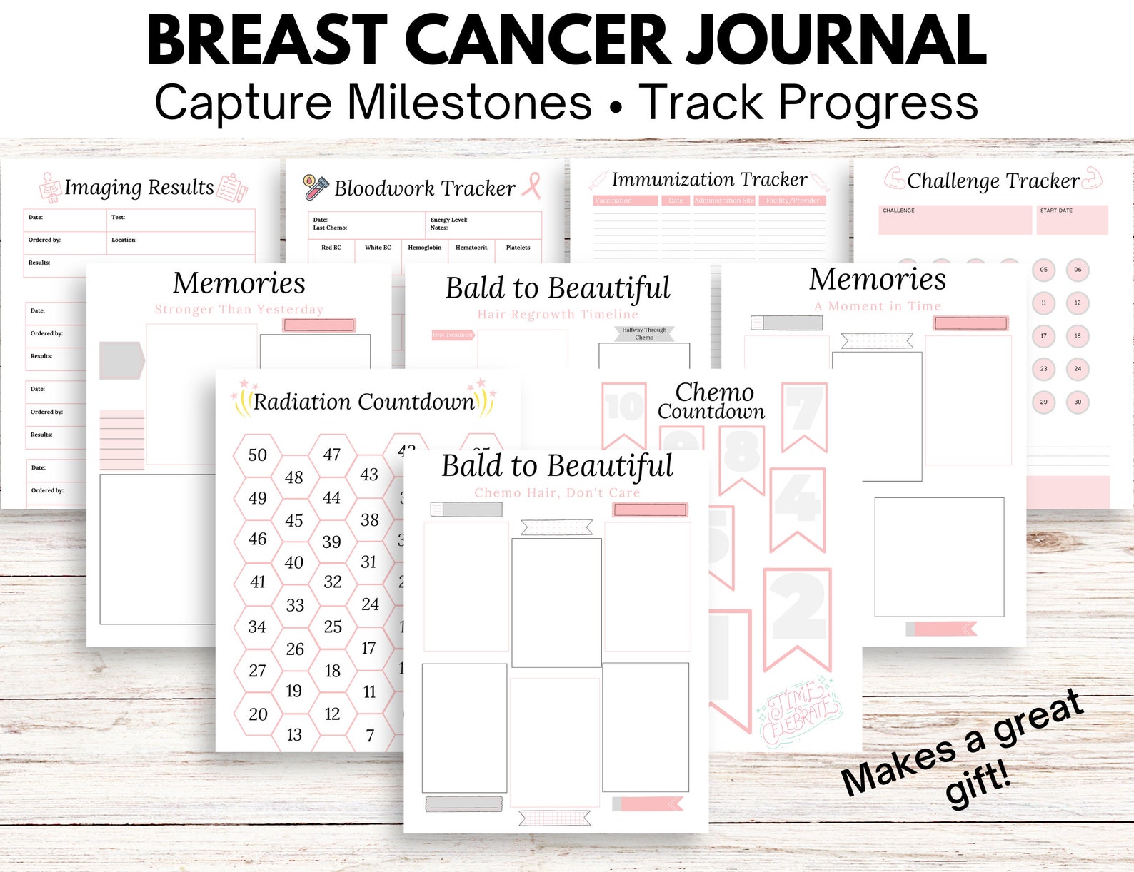 Breast Cancer Journal: Self-care & Reflection (printable PDF) - Etsy