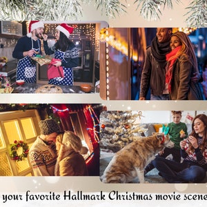 Hallmark Countdown to Christmas Movie Watching Bingo, Holiday Printable ...