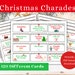 Christmas Charades 120 Cards for All Ages, Adults and Kids Party Game ...