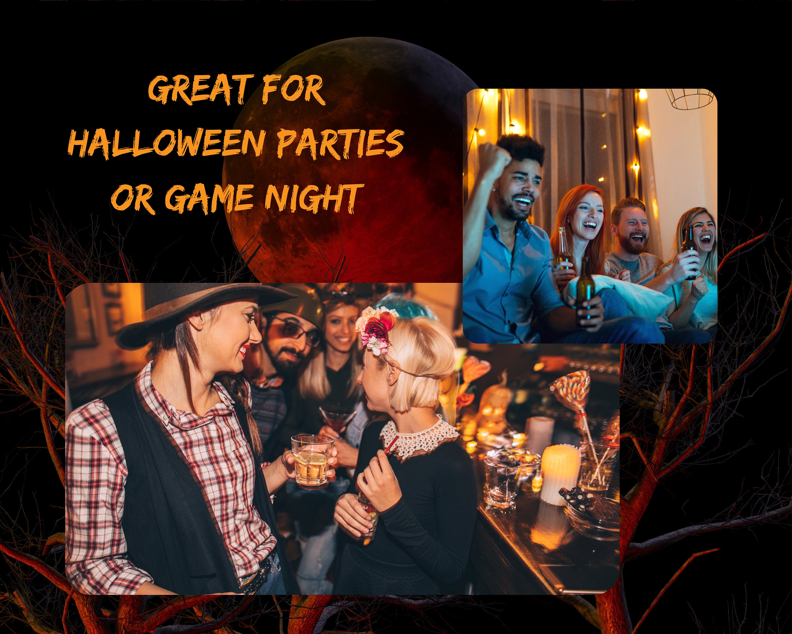 Horror Movie Watching Drinking Game, Fun Halloween Party Ideas, Scary ...