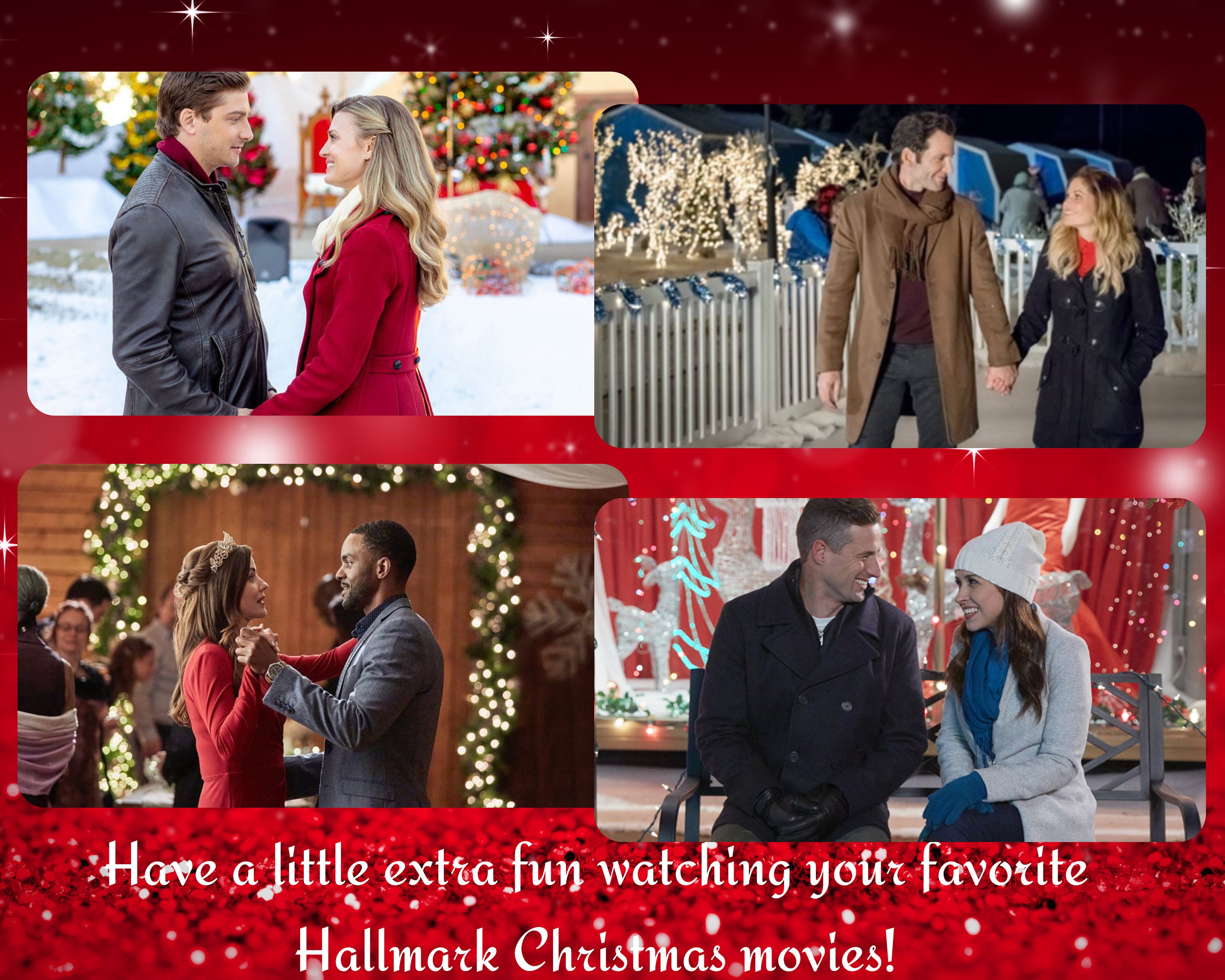 Hallmark Movie Christmas Drinking Game, Holiday Game, Instant Download ...