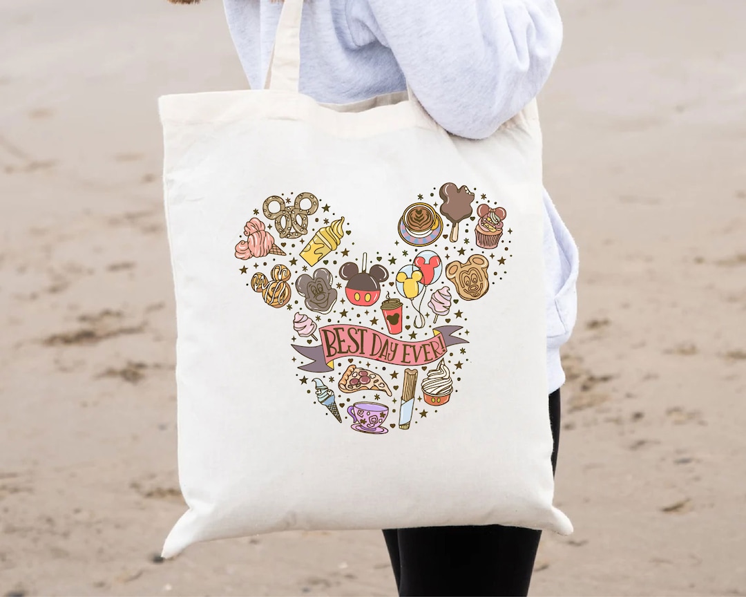 Best Day Ever Disney Snacks Tote Bag,disney for the Snacks,disneyworld ...