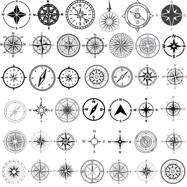 Compass Svg - Etsy