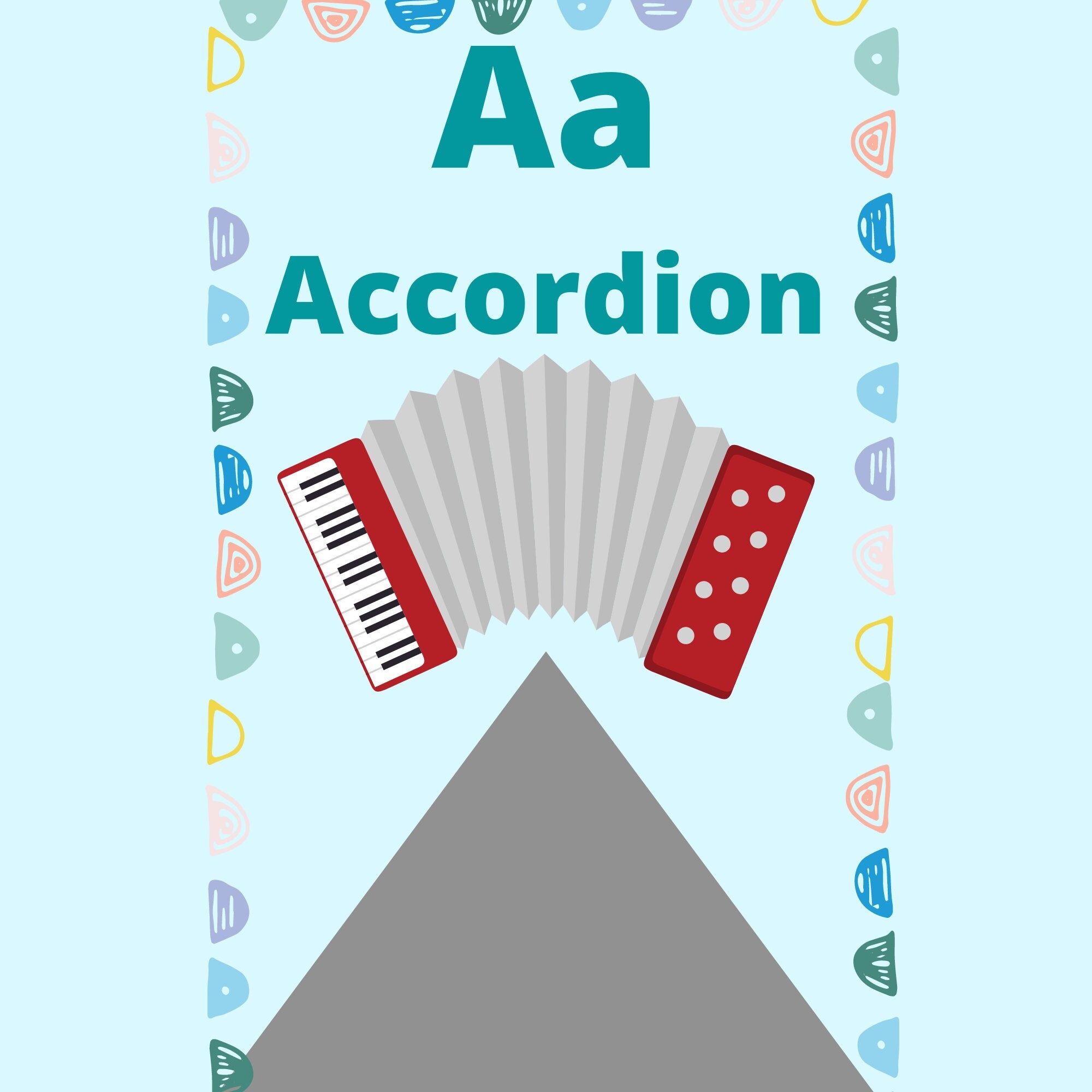 Musical Instruments Alphabet Banner Elementary Music - Etsy